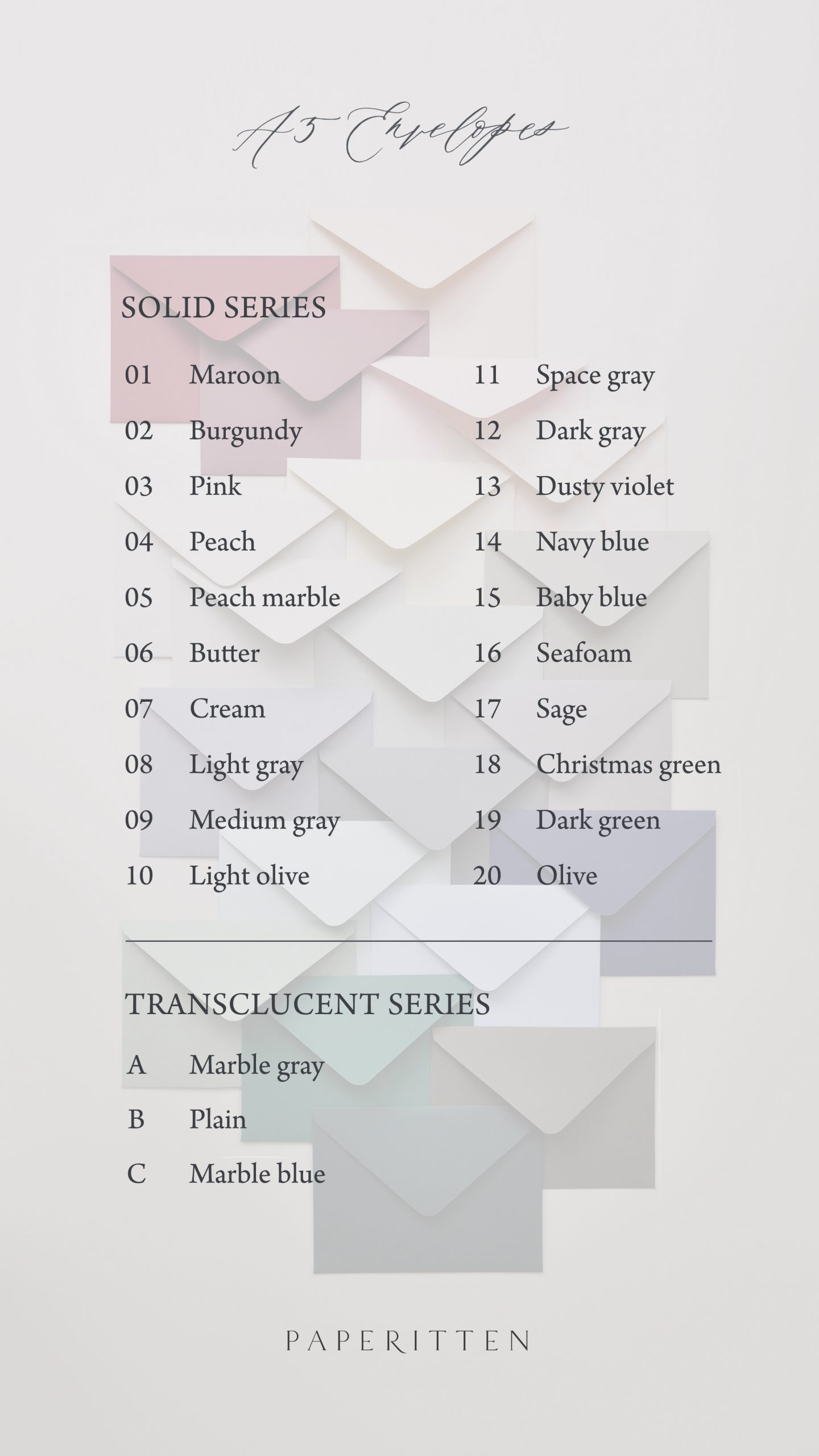 Blank A5 Envelope – Paperitten